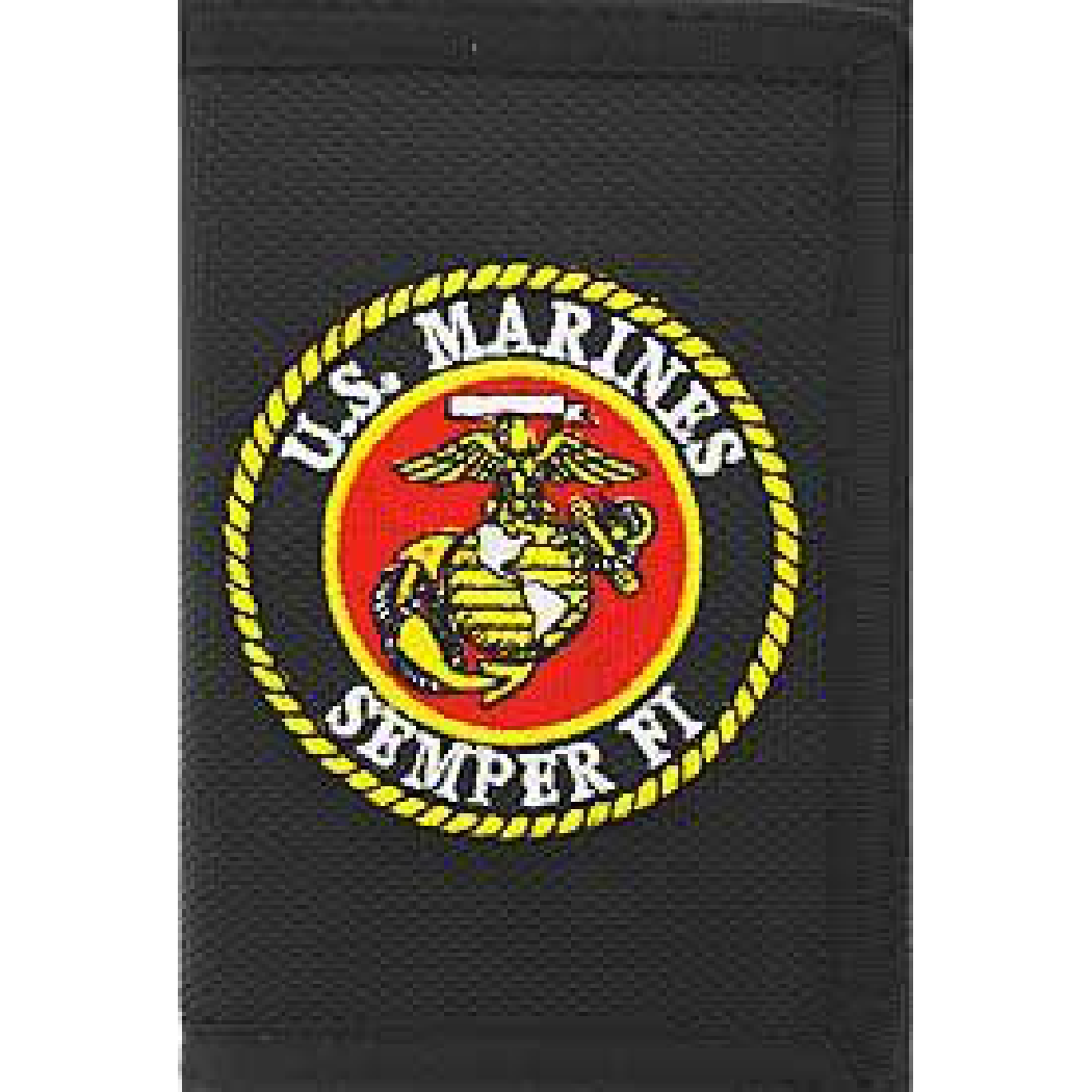 U.S. Marine Corps Trifold Direct Embroidered Wallet