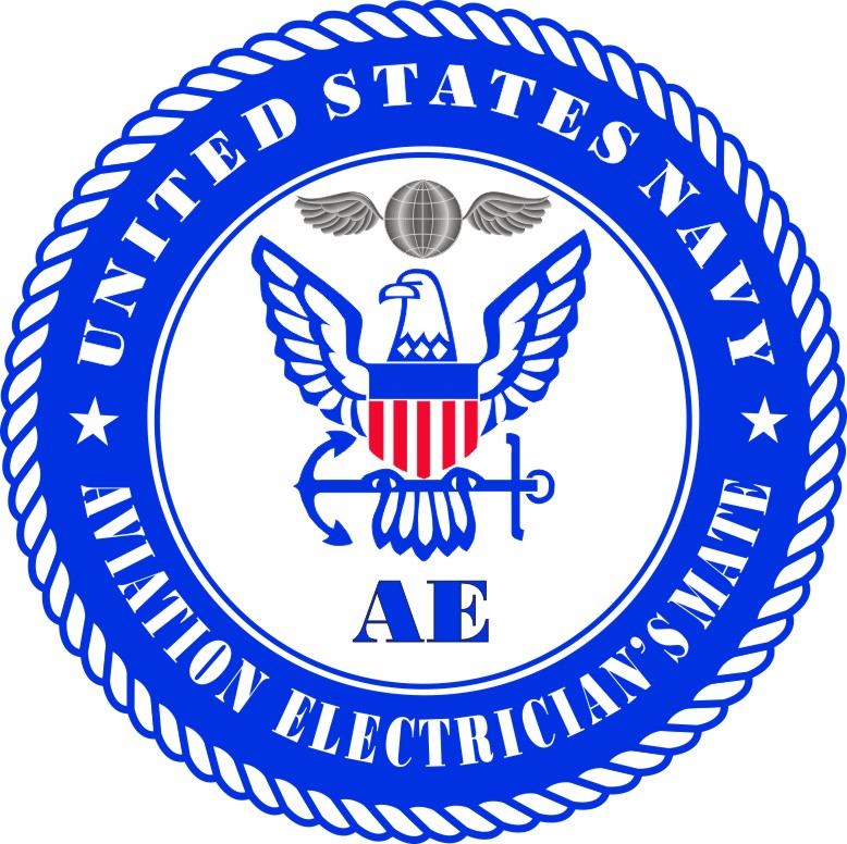 U.S. Navy Aviation Electrician's Mate Decal Sticker