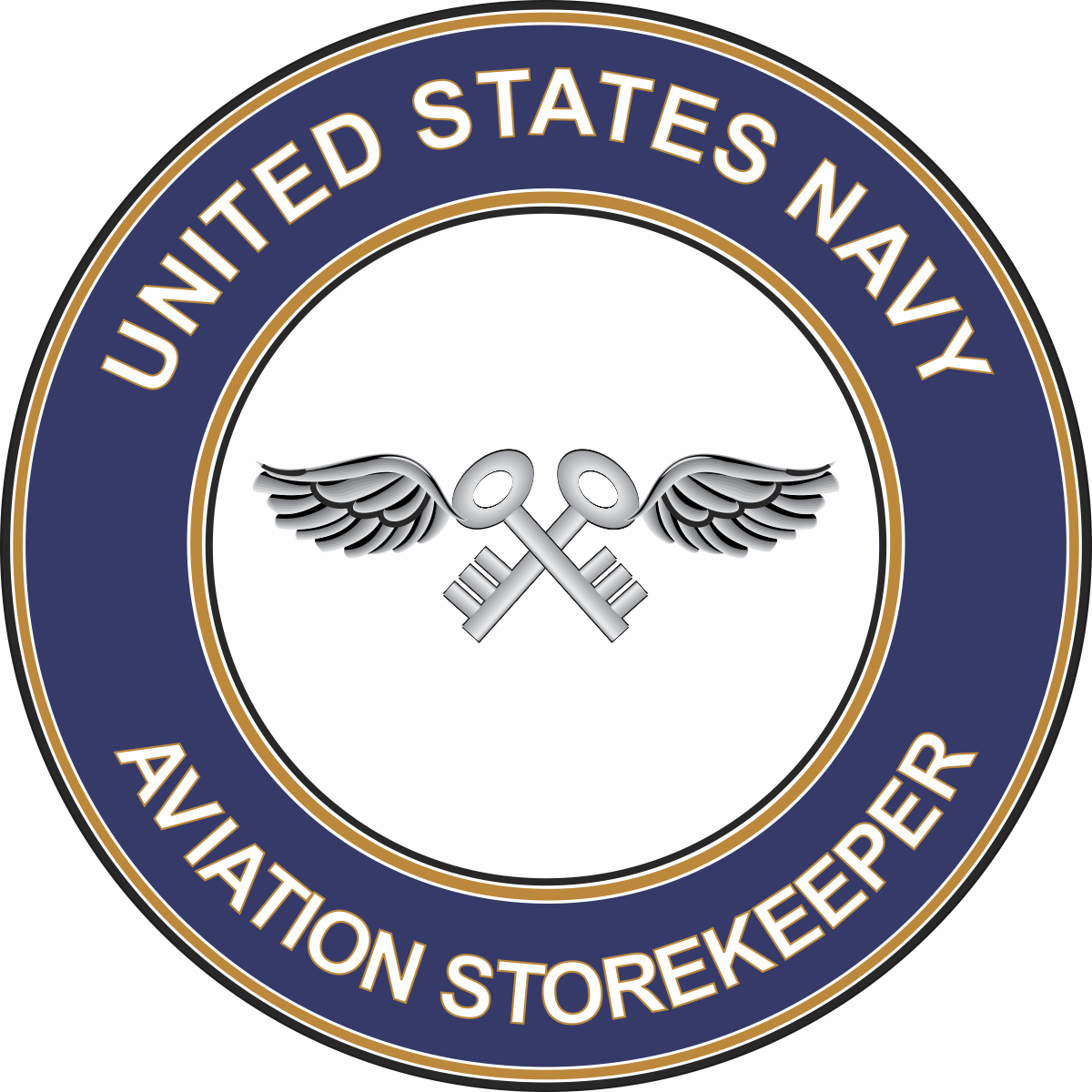 U.S. Navy Aviation Storekeeper AK decal