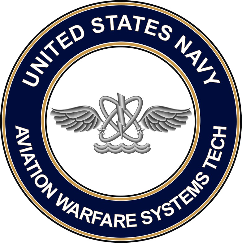 U.S. Navy Aviation Warfare Systems Technician AW decal