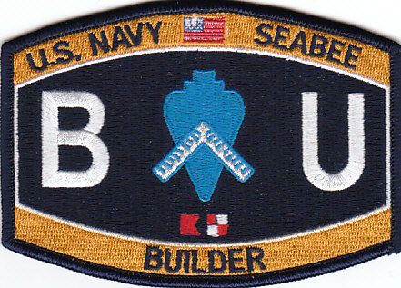 U.S. Navy Builder BU Patch