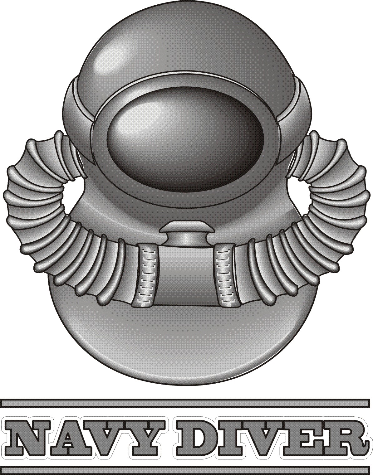 U.S. Navy Diver Sticker Decal