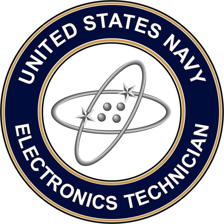 U.S. Navy Electronics Technician ET decal