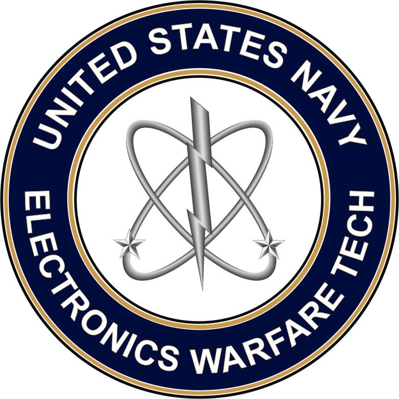 U.S. Navy Electronics Warfare Technician EW decal