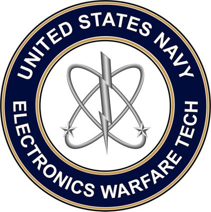 U.S. Navy Electronics Warfare Technician EW decal