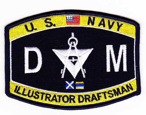 U.S. Navy Illustrator Draftsman DM Patch