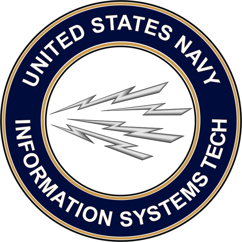 U.S. Navy Information Systems Technician IT decal