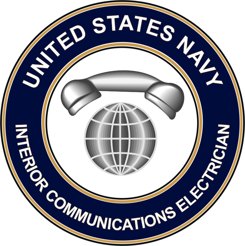 U.S. Navy Interior Communications Electrician IC decal