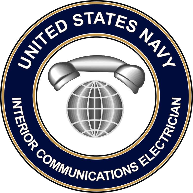 U.S. Navy Interior Communications Electrician IC decal