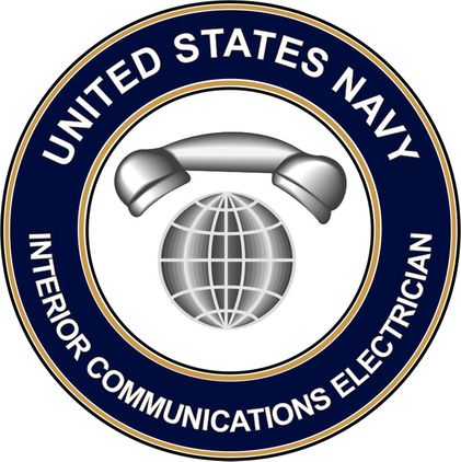 U.S. Navy Interior Communications Electrician IC decal