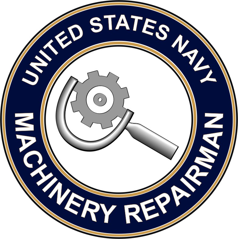 U.S. Navy Machinery Repairman MR decal