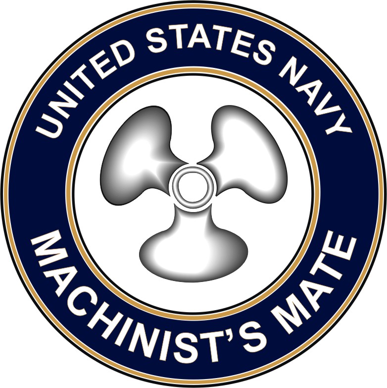 U.S. Navy Machinists Mate MM decal