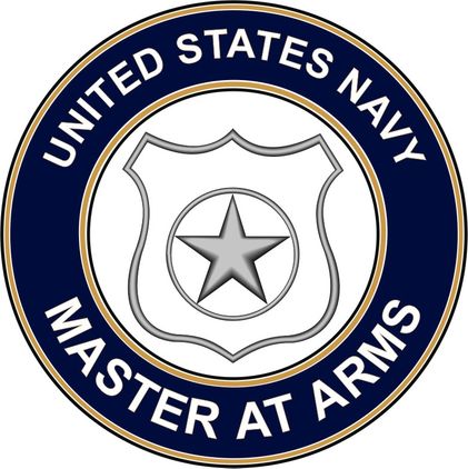 U.S. Navy Master at Arms MA decal