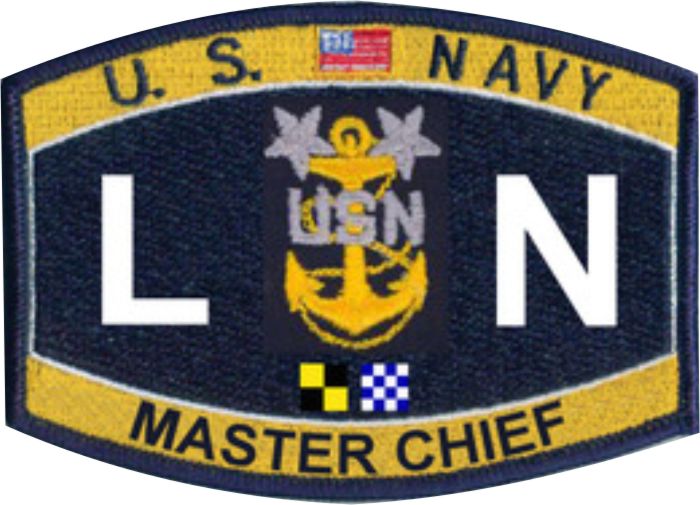 U.S. Navy Master Chief Legalman LN Rate Patch