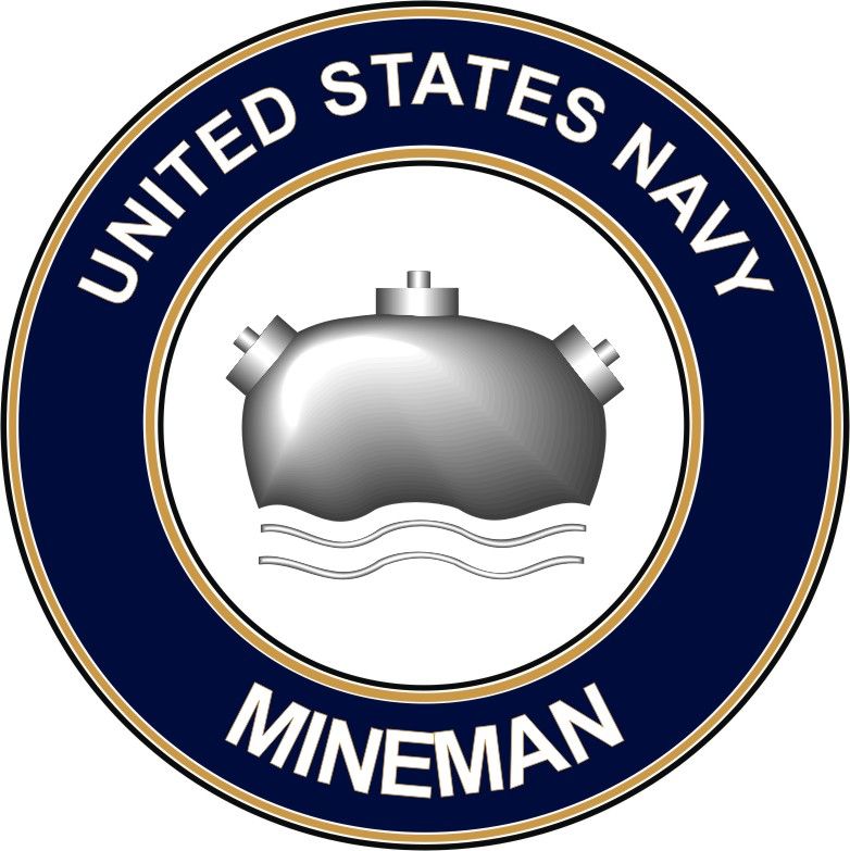 U.S. Navy Mineman MN decal