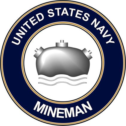 U.S. Navy Mineman MN decal