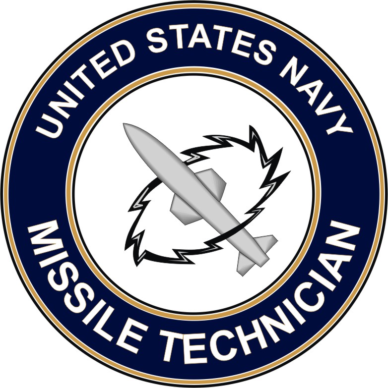 U.S. Navy Missile Technician MT decal