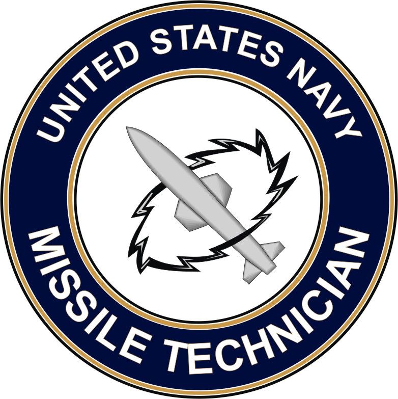 U.S. Navy Missile Technician MT decal