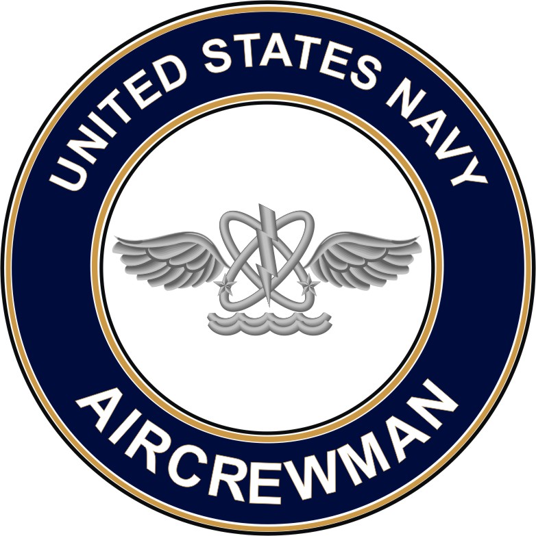 U.S. Navy Naval Aircrewman AW decal