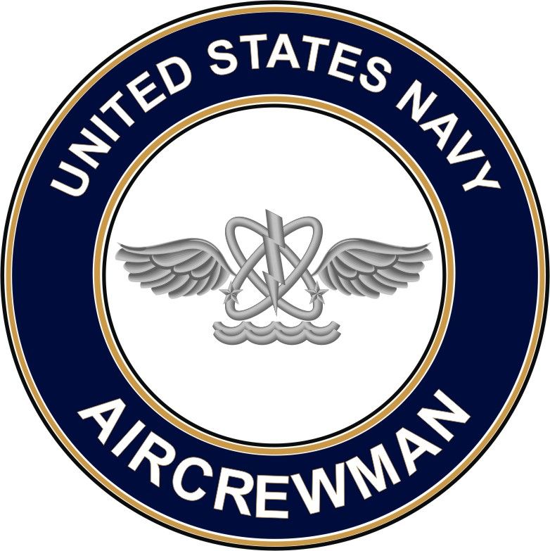 U.S. Navy Naval Aircrewman AW decal
