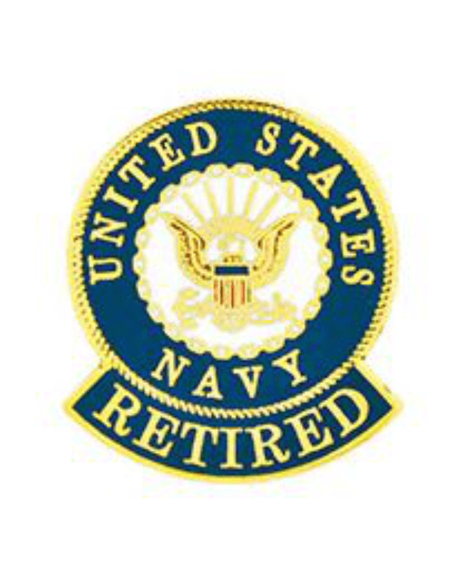 U.S. Navy RETIRED LAPEL PIN