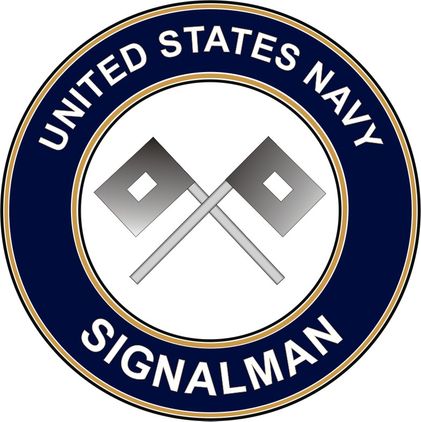 U.S. Navy Signalman SM Decal
