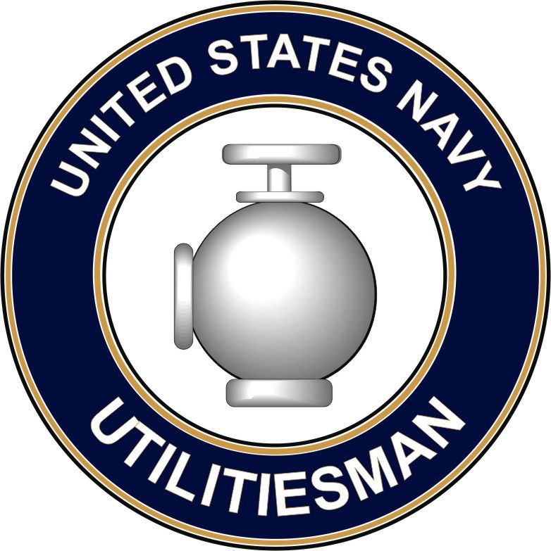 U.S. Navy Utilitiesman UT decal