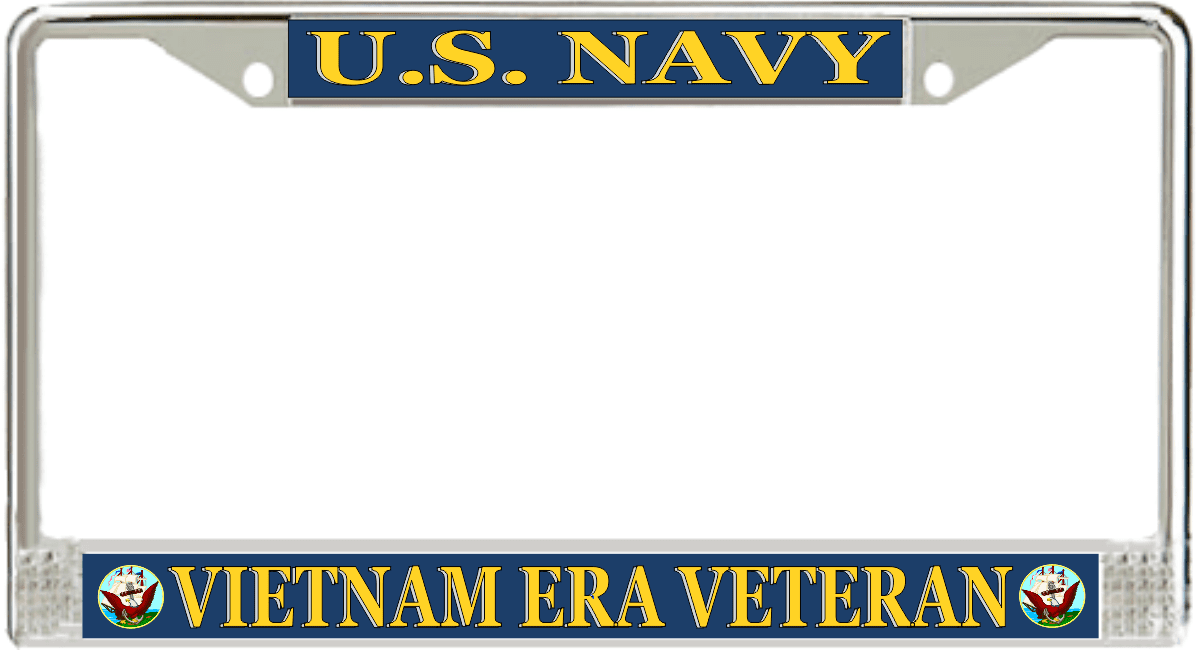 U.S. Navy Vietnam Era Veteran License Plate Frame