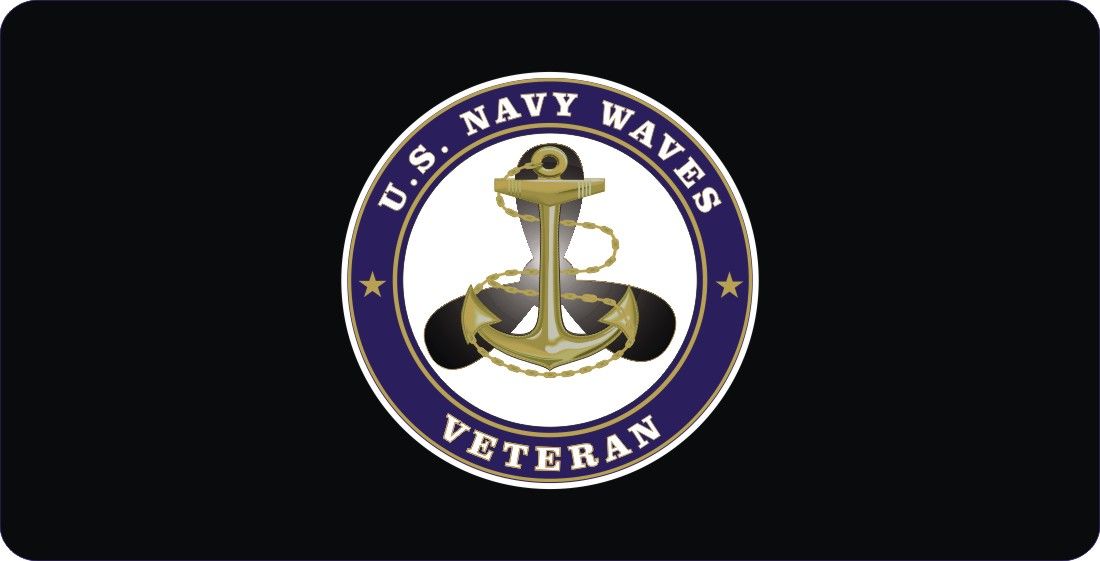 U.S. Navy WAVES License Plate
