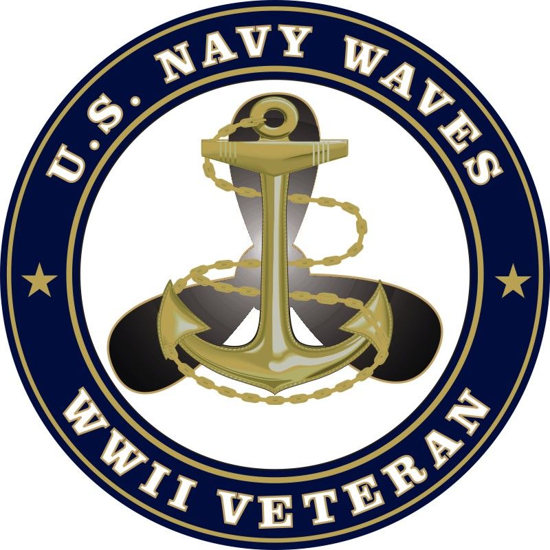 U.S. Navy Waves WWII Veteran Decal