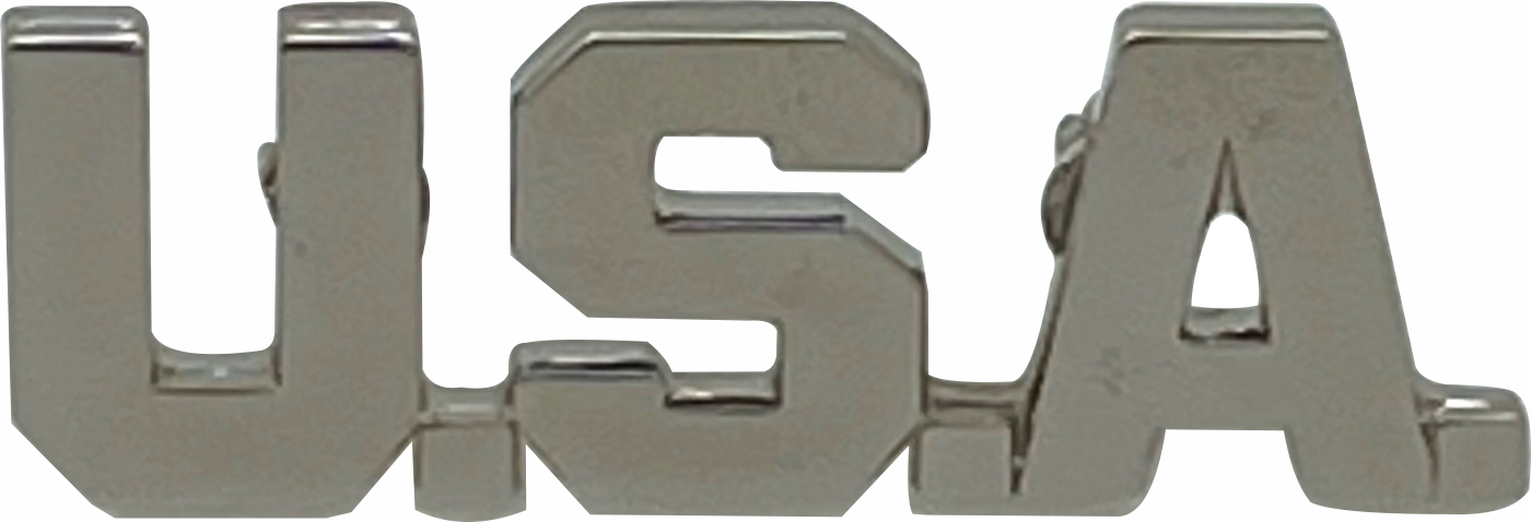 USA as Letters Lapel Pin