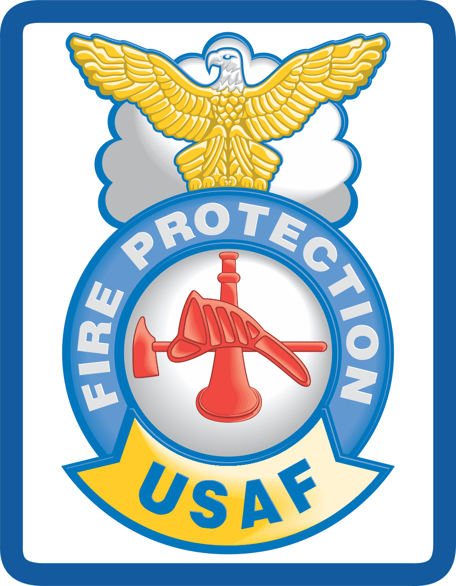 USAF FIRE PROTECTION MILITARY STICKER
