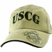 USCG Coast Guard Khaki Ball Cap