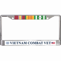 USCG Vietnam Veteran 3-Ribbon Stack License Plate Frame