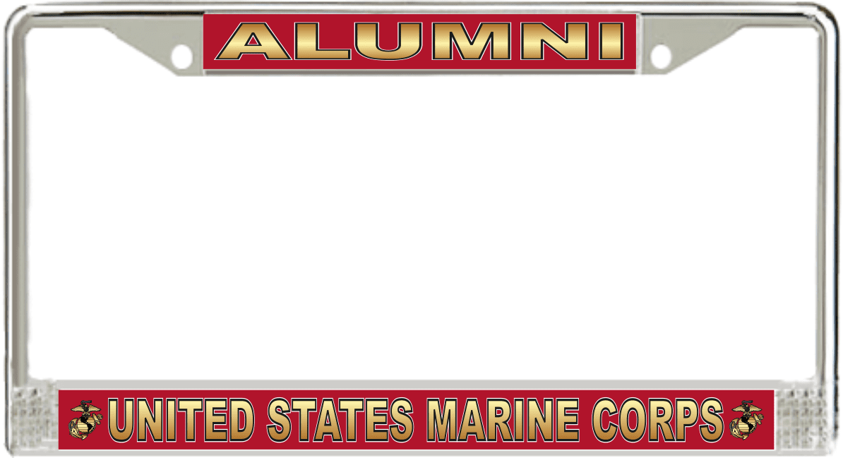 U.S.M.C. 'Alumni' License Plate Frame