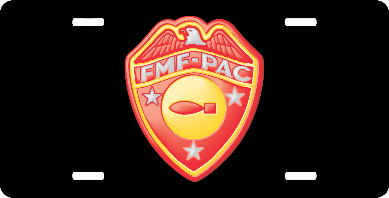 USMC Bomb Disposal Co License Plate