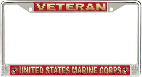 USMC Custom License Plate Frame