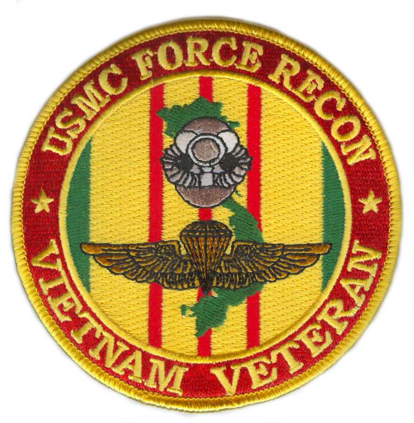 USMC Force Recon Vietnam Veteran Patch