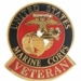 USMC Marine Corps Veteran Lapel Pin