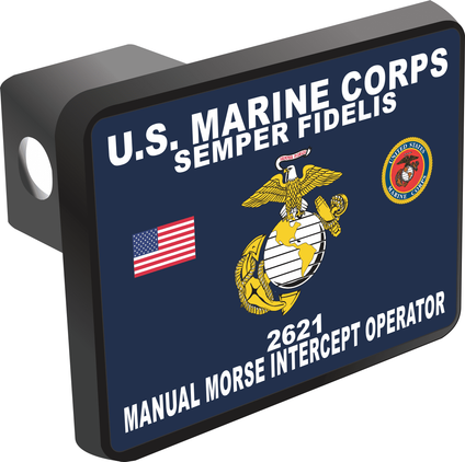 USMC MOS 2621 Manual Morse Intercept Operator Hitch Cover