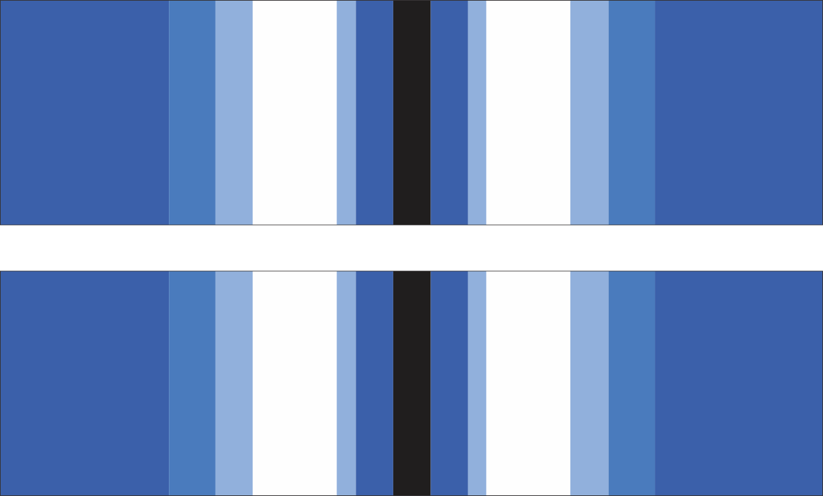 USMC Navy Arctic Service Ribbon Decal