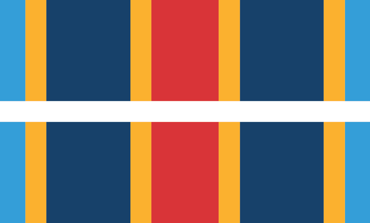 USMC Navy & Marine Corps Overseas Service Ribbon Decal