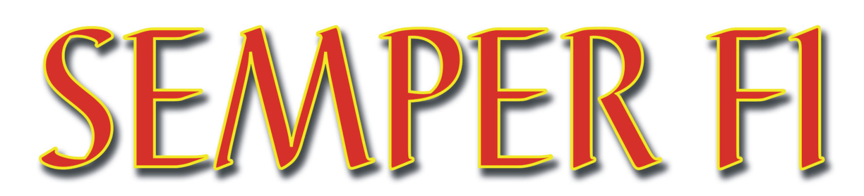 U.S.M.C. SEMPER FI VINYL STICKER TRANSFER DECAL