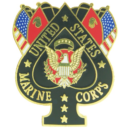 U.S.M.C. SPADE LAPEL PIN