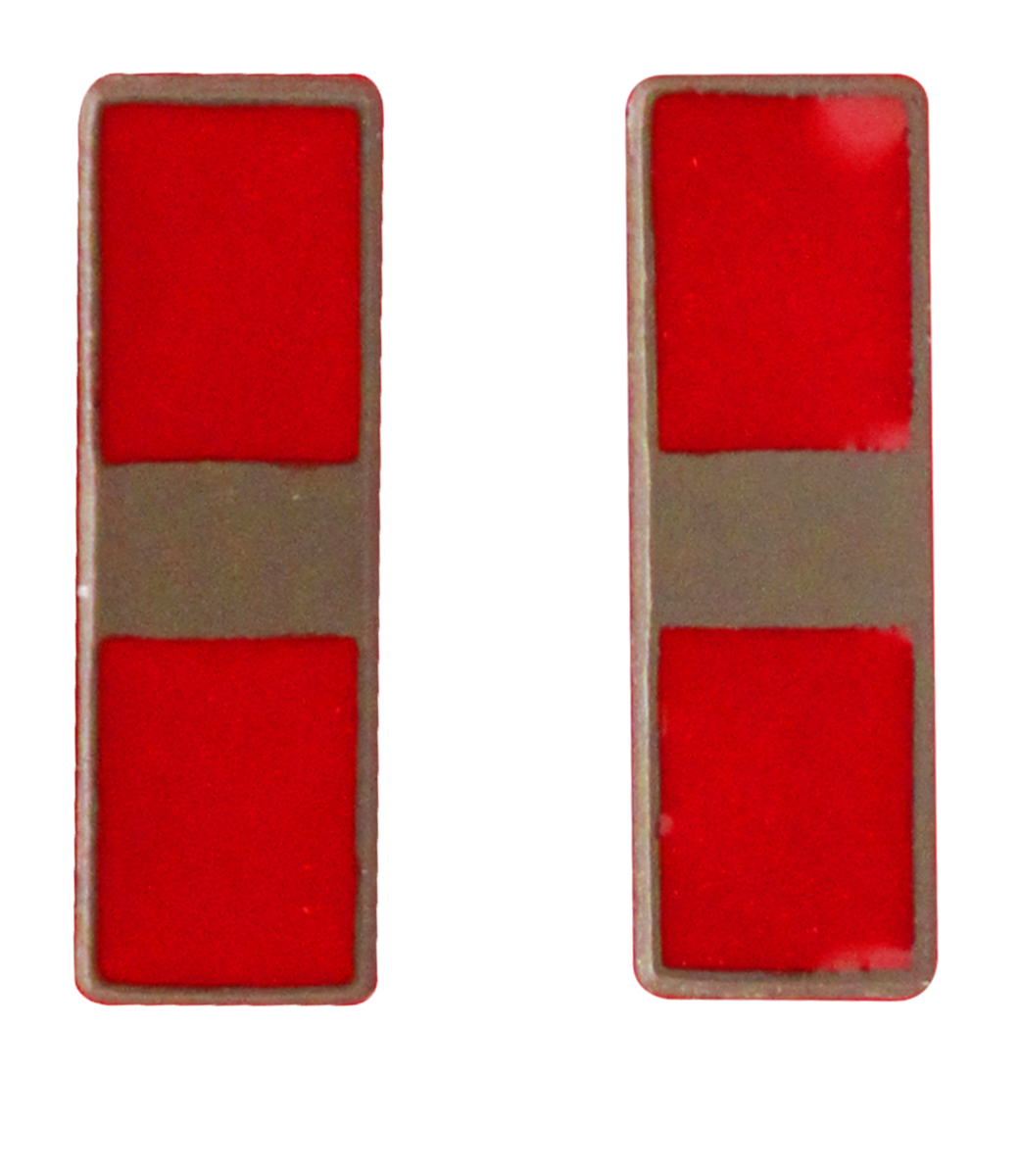 U.S.M.C. Warrant Officer 1 WO1 Subdued Metal Collar Rank Insignia (Pair)