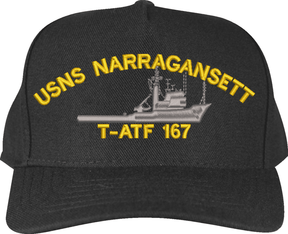 USNS Narragansett T-ATF 167 Ship Custom Embroidered Cap