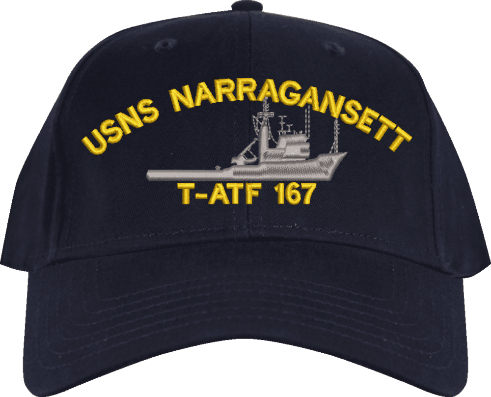 USNS Narragansett T-ATF 167 Ship Custom Embroidered Cap