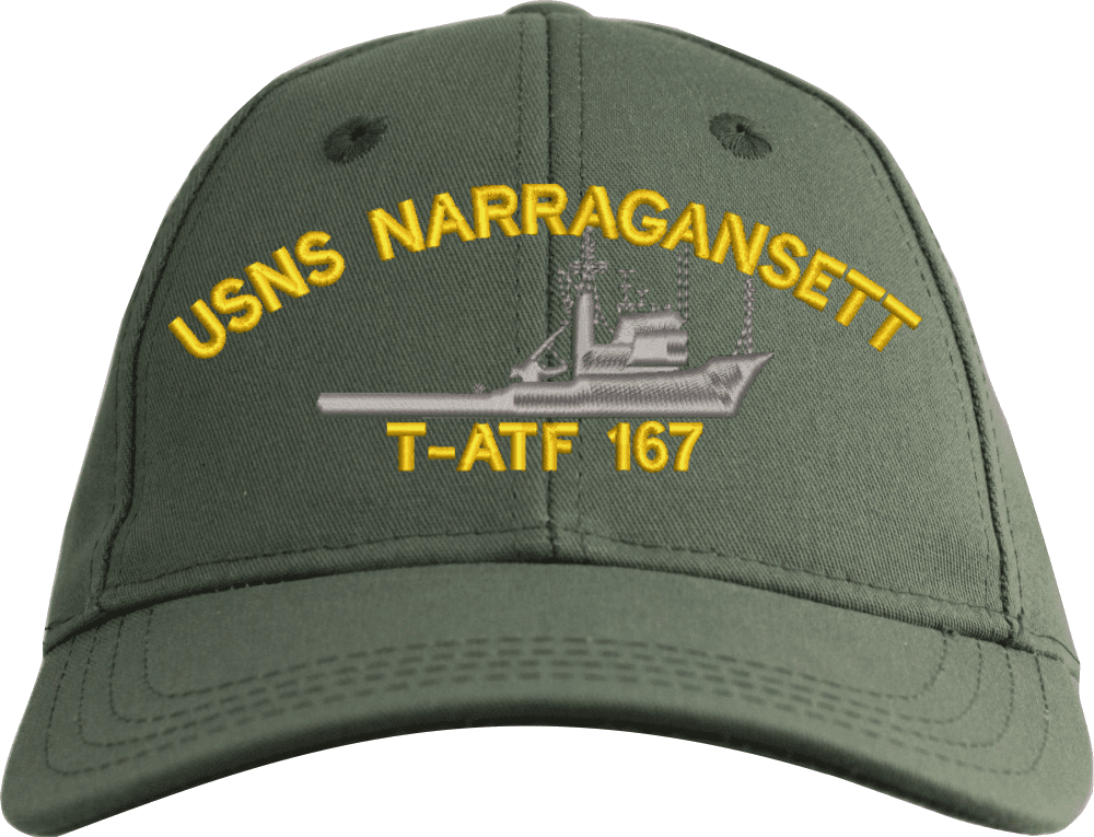 USNS Narragansett T-ATF 167 Ship Custom Embroidered Cap