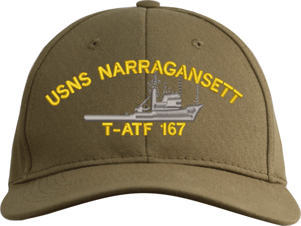 USNS Narragansett T-ATF 167 Ship Custom Embroidered Cap