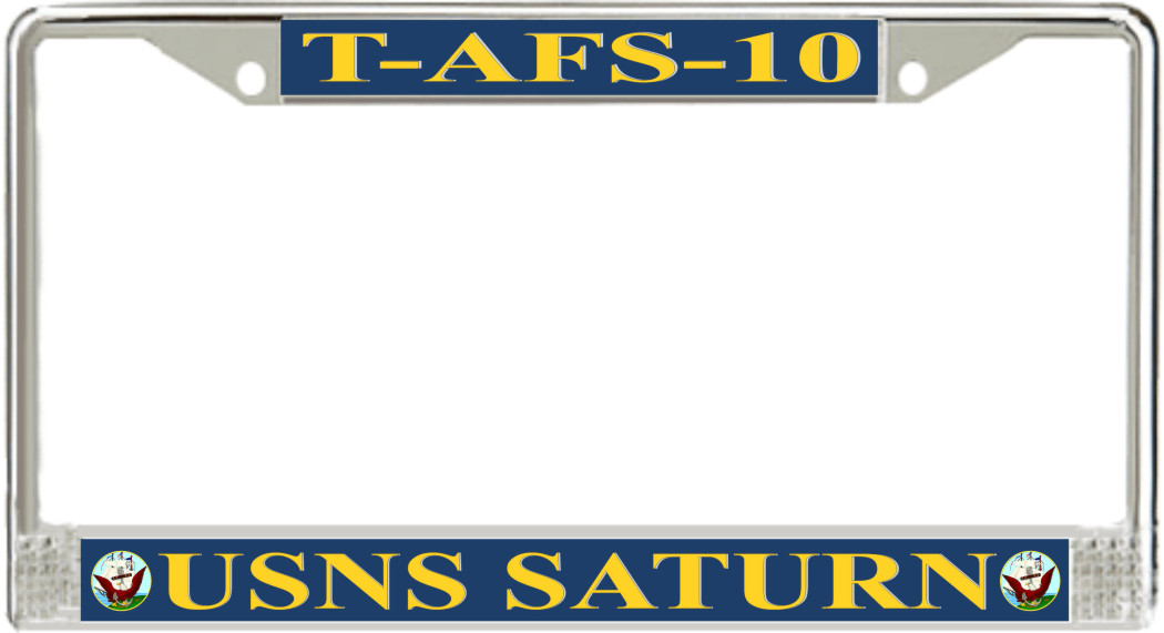 USNS Saturn T-AFS-10 License Plate Frame